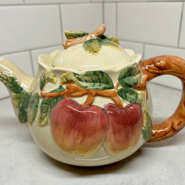 Apple Teapot - Etsy
