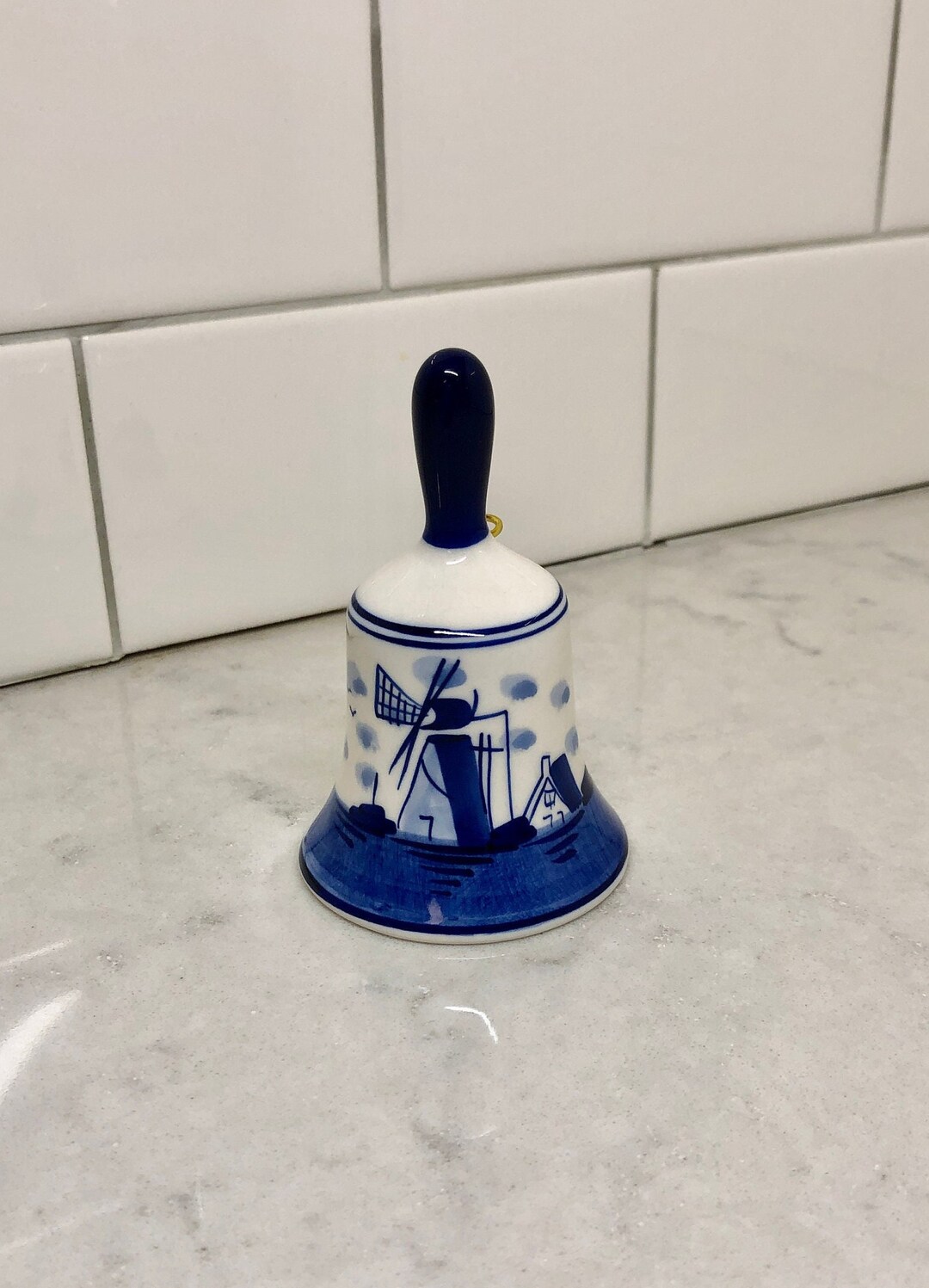 Vintage Hand Painted JOA Delft Bell Delft Blue Bell Hand Painted Delft ...