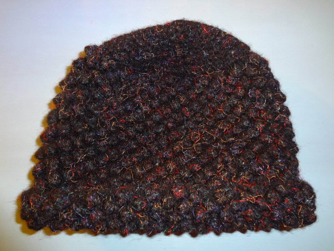 Toboggan Style Hat - Handmade Toboggan - Hand Crocheted Hat - Beanie ...
