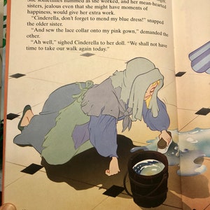 Cinderella - Van Gool's Cinderella - Vintage Children's Book - Vintage ...