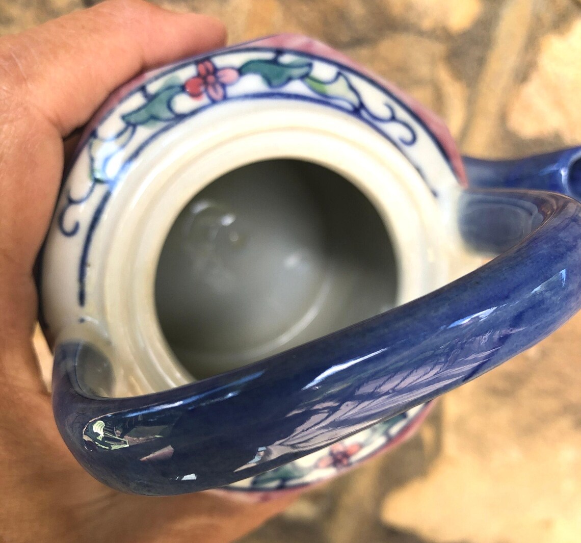 Vintage Ben Rickert Hand Painted Teapot – Single Serve Asian Decor - Etsy
