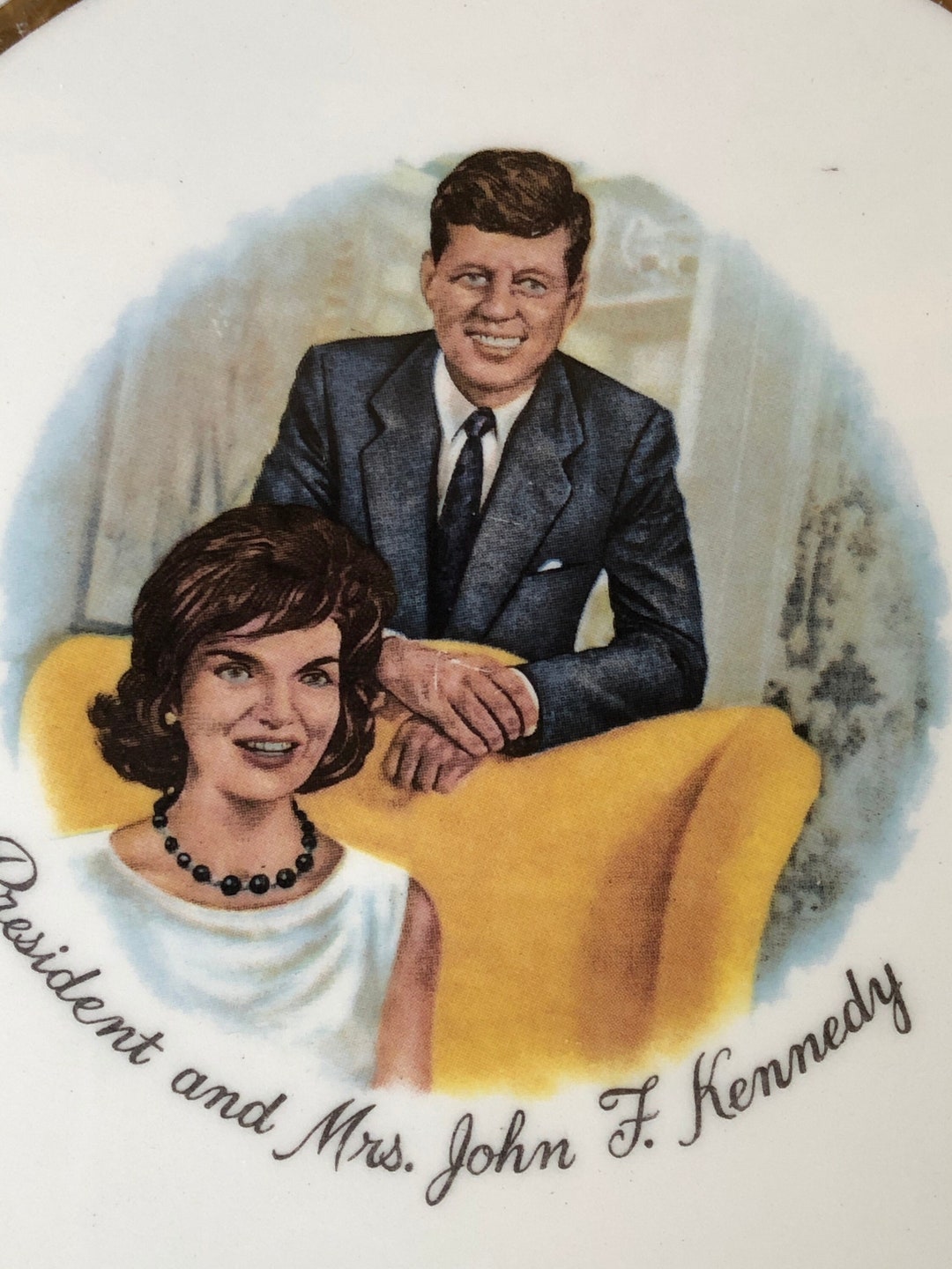 JFK and Jackie Collectible Plate - Knowles Plate - JFK - John and ...