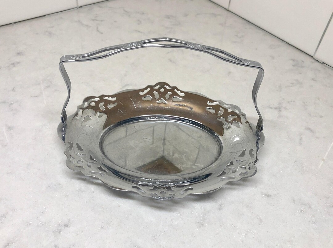 Chrome Ware Serving Tray - Forman Brothers Inc. - Vintage Serving Tray ...