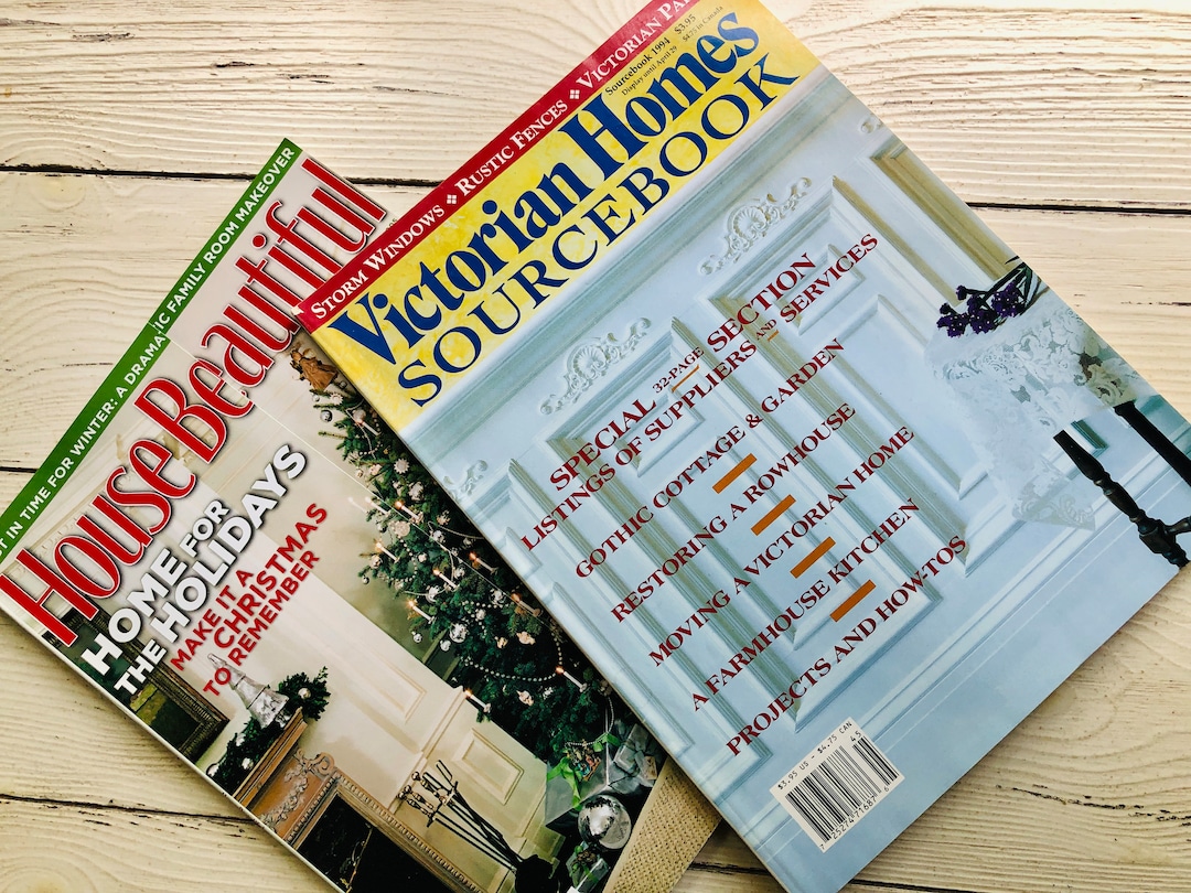 Home Decor/remodeling Magazines -vintage House Beautiful - Victorian ...