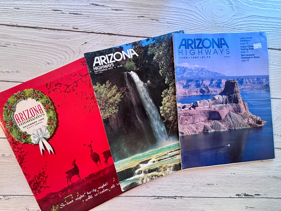 Arizona Highways Magazines -vintage Magazines -travel Magazines ...