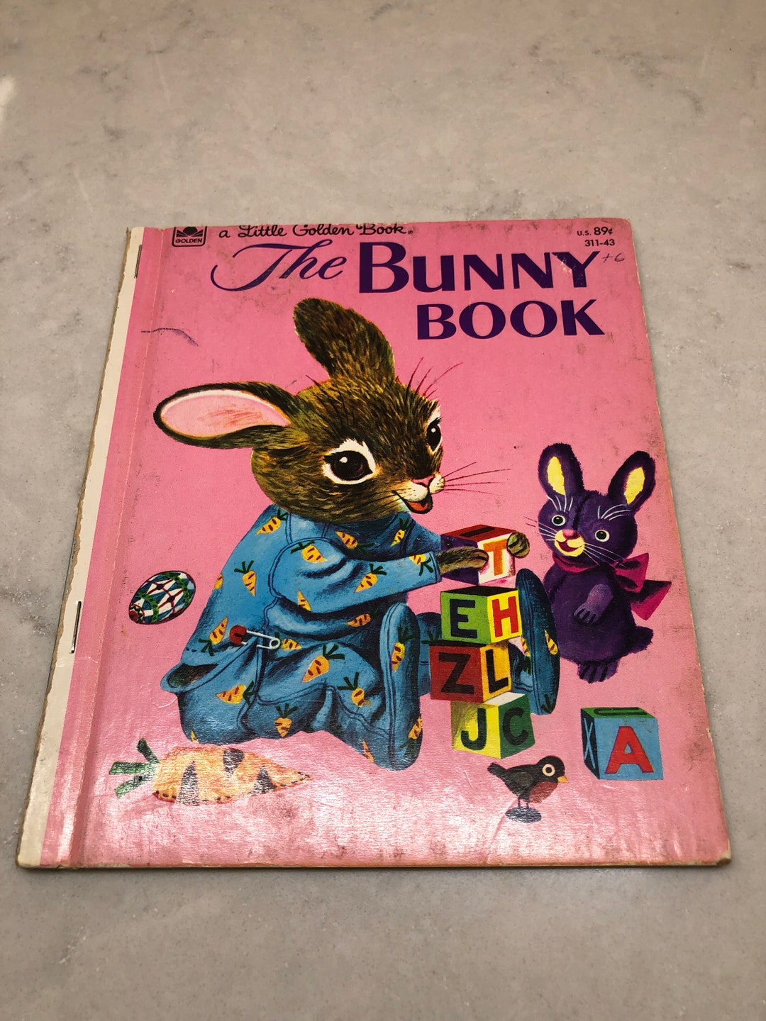 The Bunny Book - Vintage Little Golden Book - Child's Story Book ...