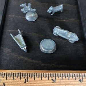 Vintage Monopoly Game Pieces - Monopoly - Vintage Game Markers ...