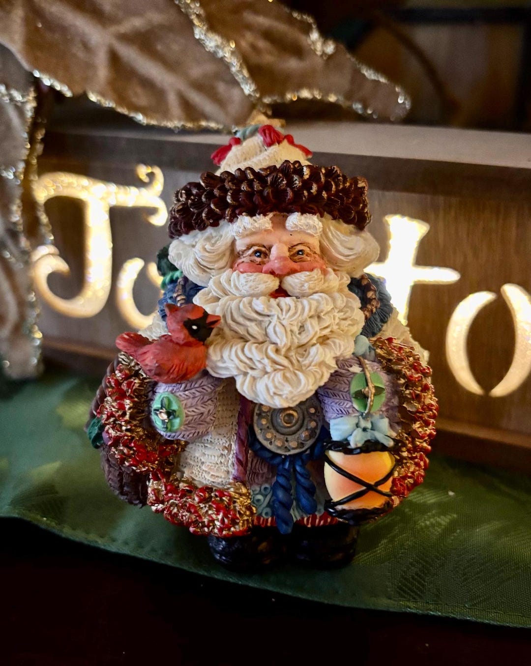 Crinkle Claus Crinkle Clause Figurine Resin Santa Claus Possible Dreams ...
