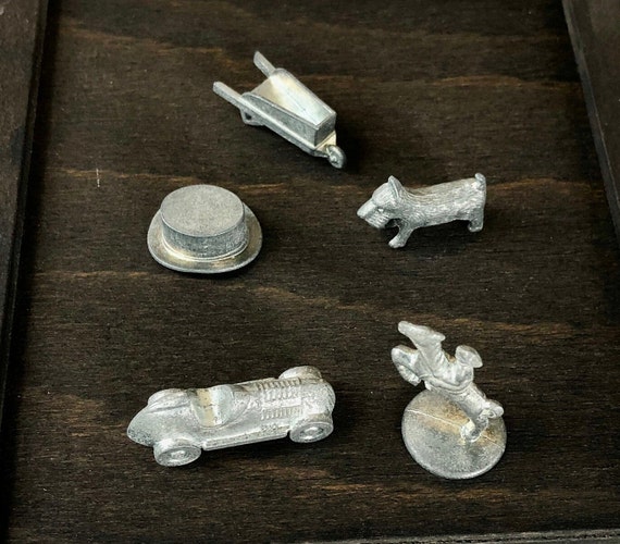 Vintage Monopoly Game Pieces Monopoly Vintage Game Markers - Etsy