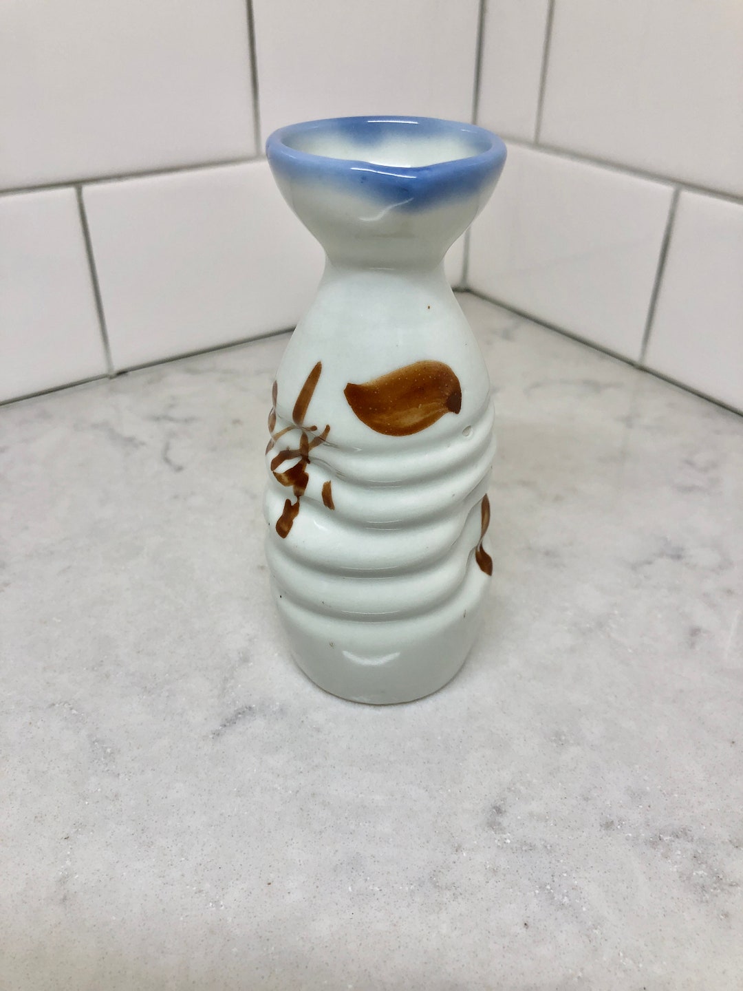 Stoneware Asian Saki Pitcher - Vintage Asian Pitcher - Vintage Asian ...