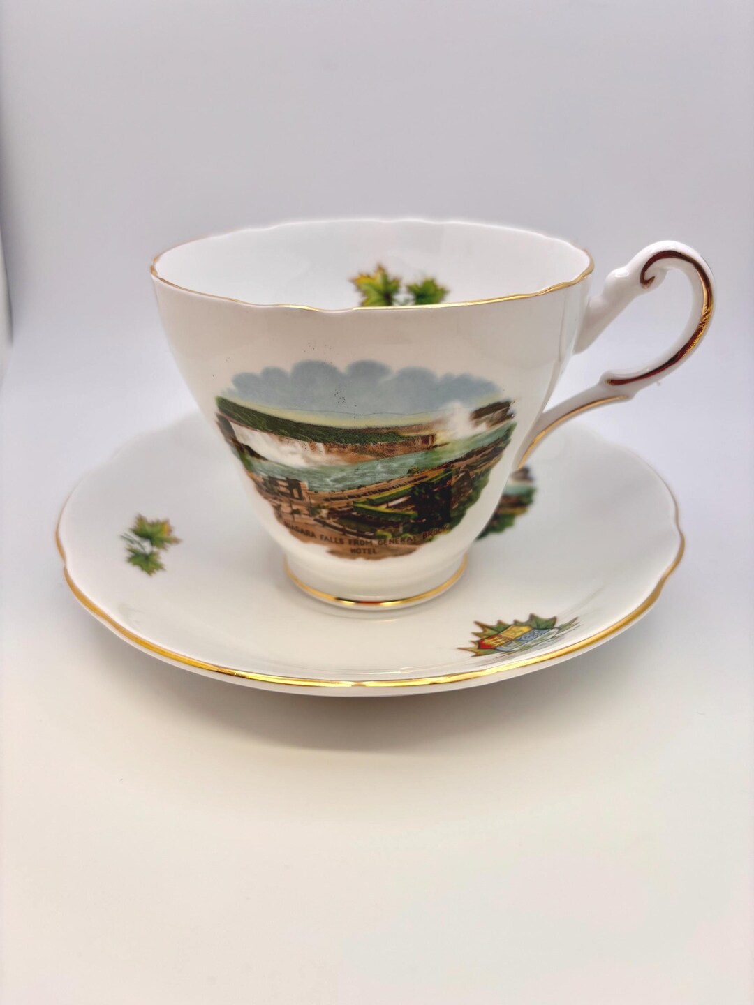 Vintage Niagara Falls Bone China Teacup Set – General Brock Hotel ...