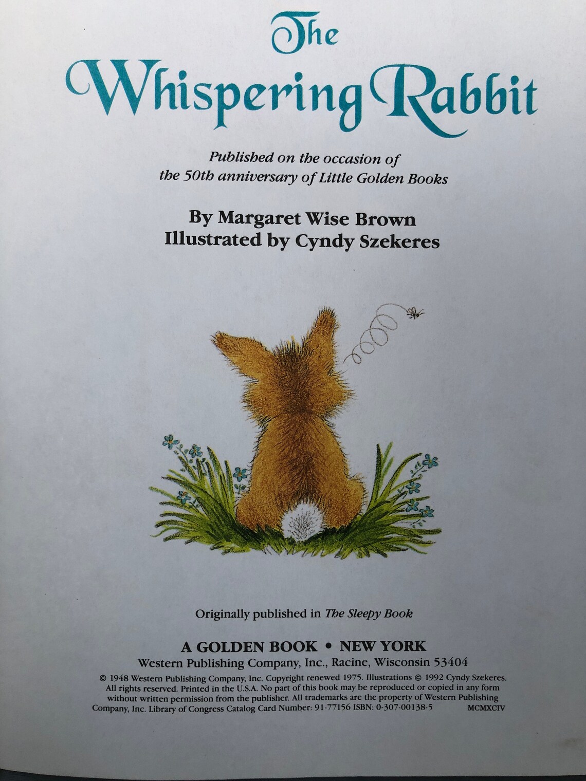 Little Golden Book the Whispering Rabbit Children's | Etsy