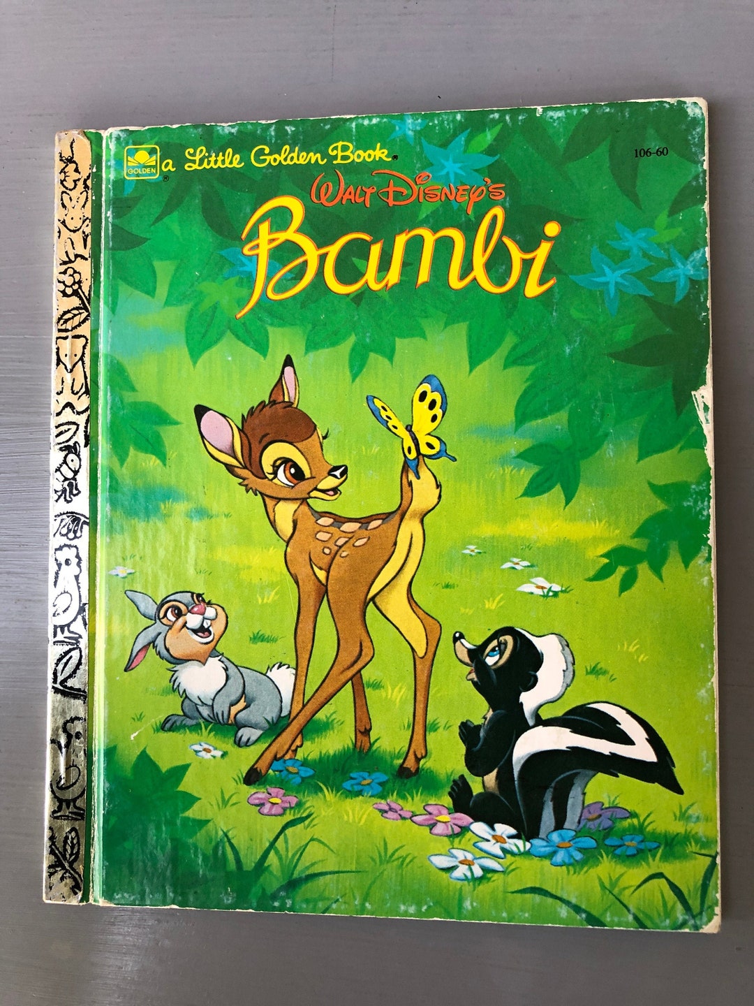 Bambi Vintage Little Golden Book Bambi Story Book Children's Story Book ...