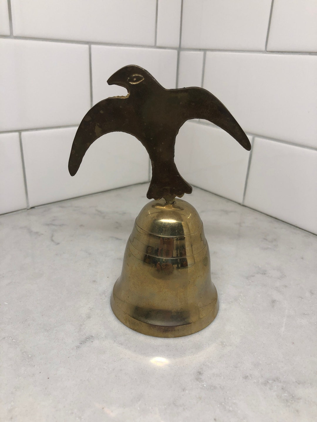 Eagle Bell Vintage Brass Bell Brass Bell Eagle Bell Bell Bird Bell made ...