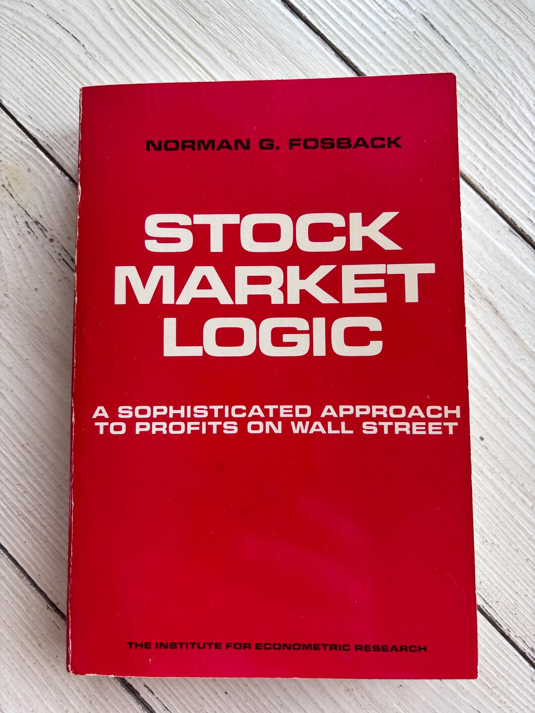 Stock Market Logic - Vintage Book - Vintage Stock Market Book - Norman ...