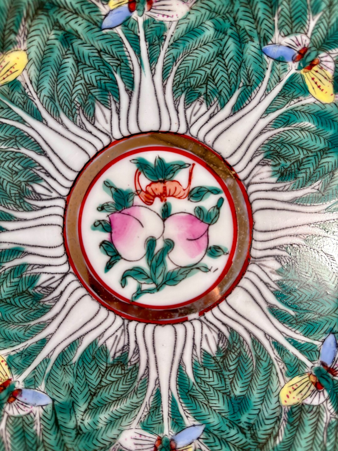 1940's Horchow Collection Japanese Porcelain Dish - Vintage Asian Plate ...