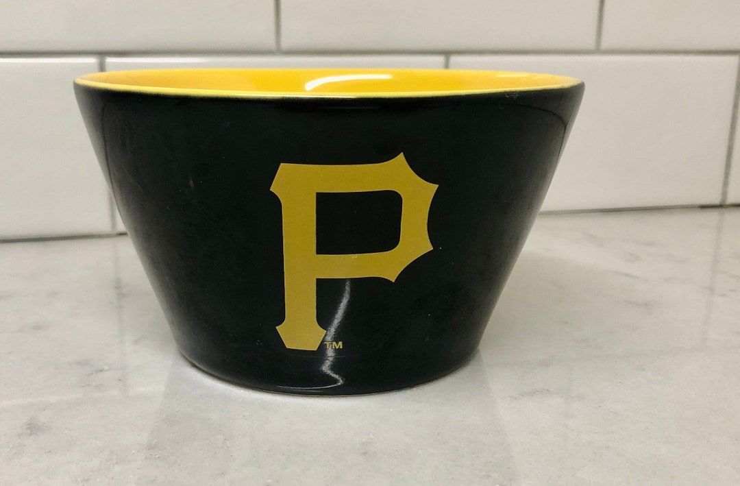 Vintage Pittsburgh Pirates Bowl – Sincerely Yogurt, Black & Yellow Dip ...
