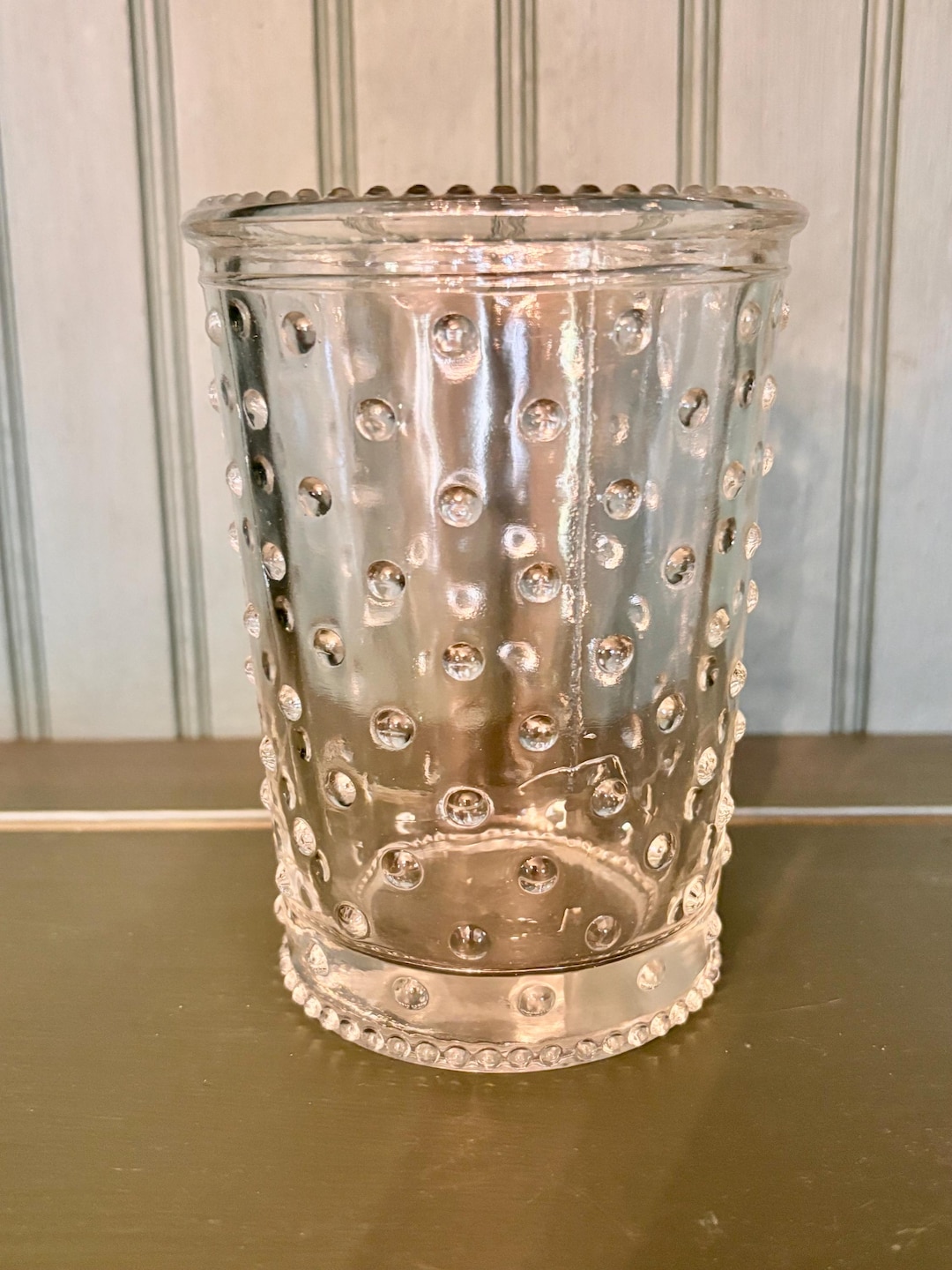 Hobnail Spoon Jar - Hobnail Serving Ware - Vintage Spoon Jar - Hobnail ...