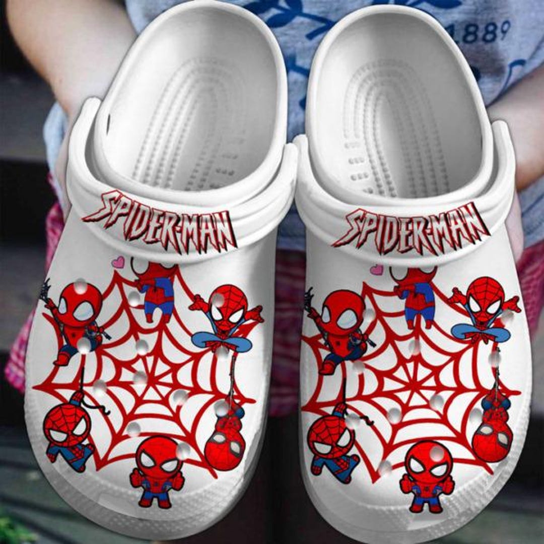 Spider Man, Movie Inspired Crocs for Fans, Clogs Shoes for Men Women ...