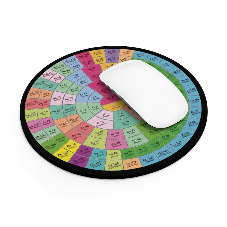 Periodic Table Mouse Pad | Element Chart | Fun Science Educational Gift ...