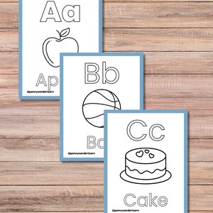 ABC Coloring Book - Printable PDF for Kids | Fun Alphabet Learning ...