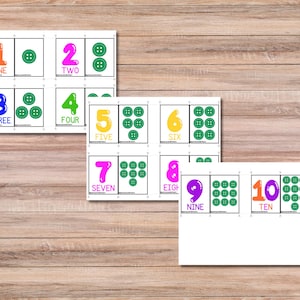 1-10 Flashcards - Printable PDF for Kids | Bright and Fun Number ...