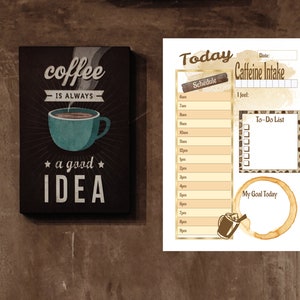 Printable Coffee Lovers Journal Kit - A4 and 6x9 Page Size- PDF Instant ...