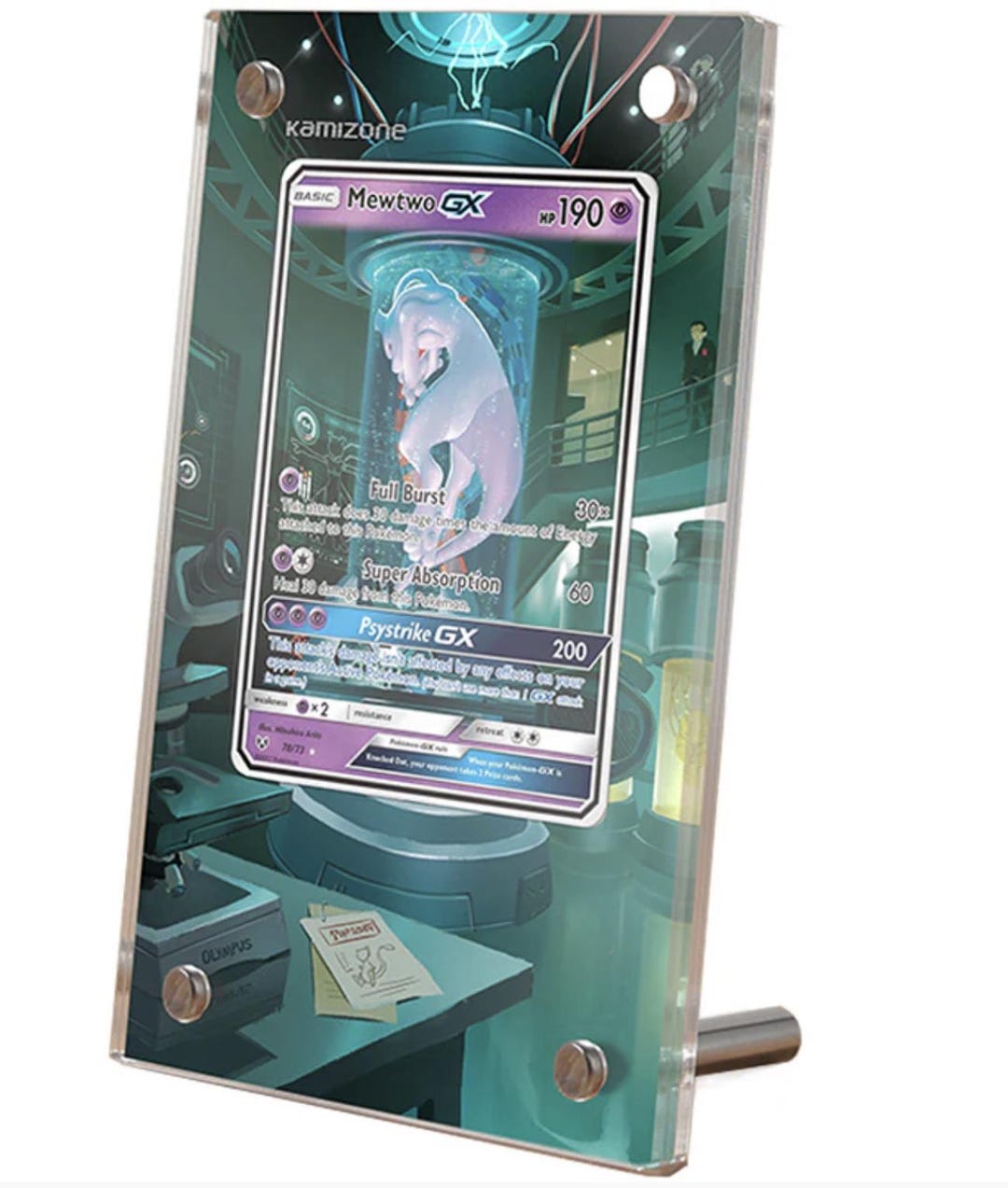Mewtwo GX 39/73 Pokémon Extended Artwork Protective Card Display Case ...