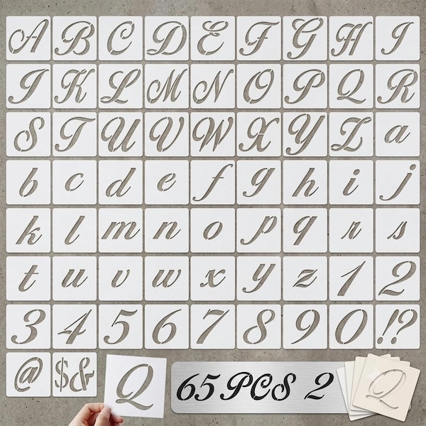 Letter Stencils for Painting - Etsy