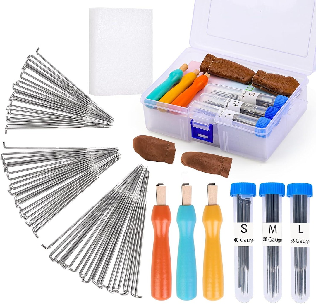 66 PCS Needle Felting Supplies Kit, Wool Felting Needles Supplies for ...