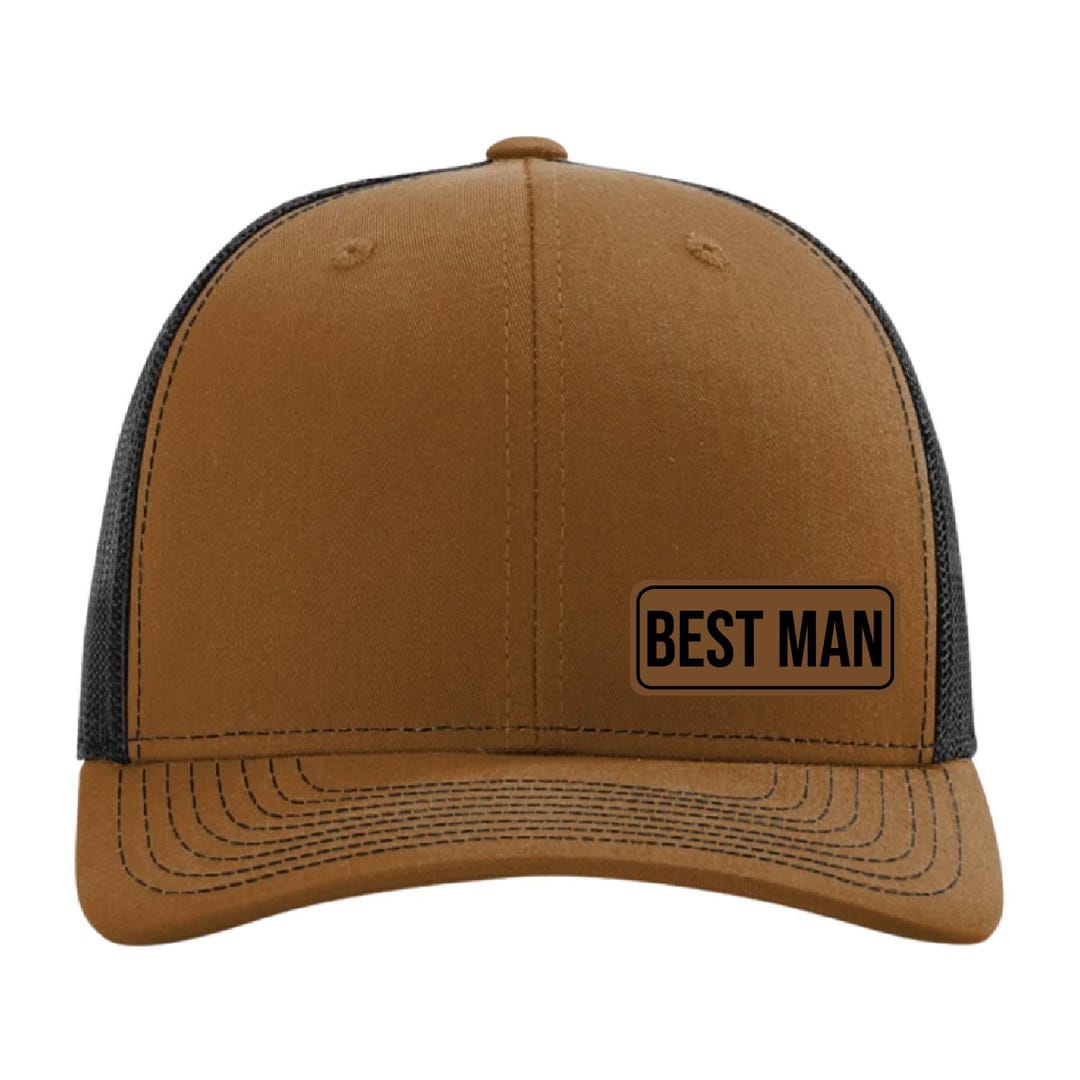 Best Man Hat, Custom Trucker Cap for Wedding, Personalized Best Man ...
