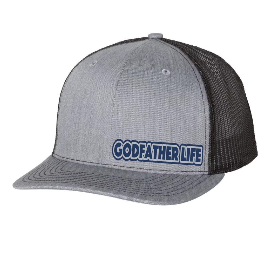 Godfather Life Leather Patch Hat, Custom Dad Hat, Godfather Cap ...