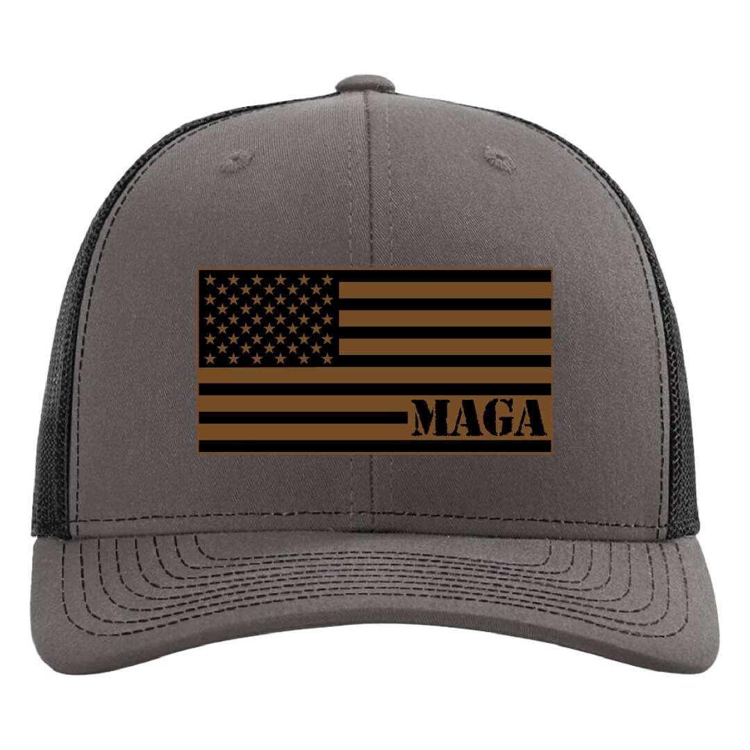 MAGA American Flag Hat, Patriotic Cap, Trump Supporter Hat, USA Flag ...
