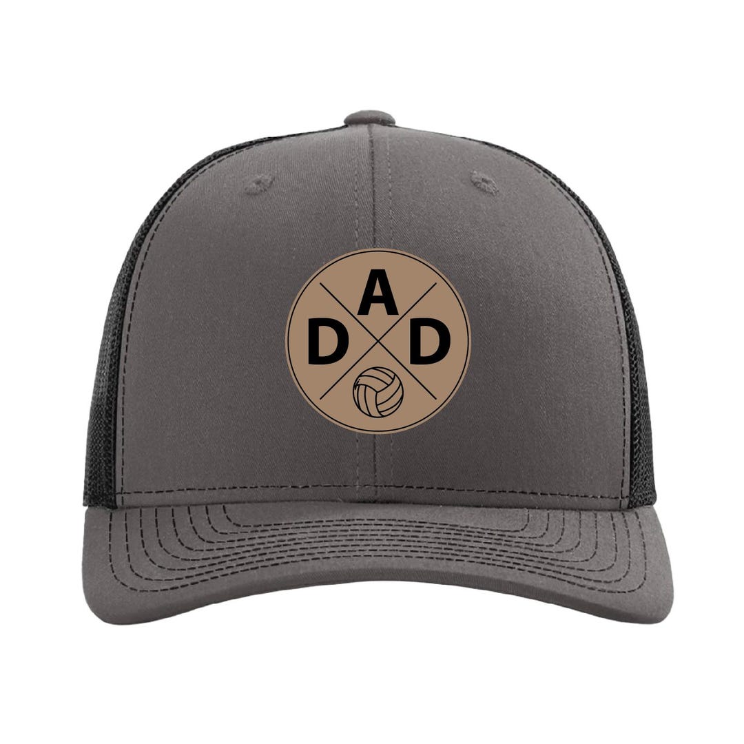Volleyball Dad Hat, Custom Leather Patch Cap, Personalized Gift for ...