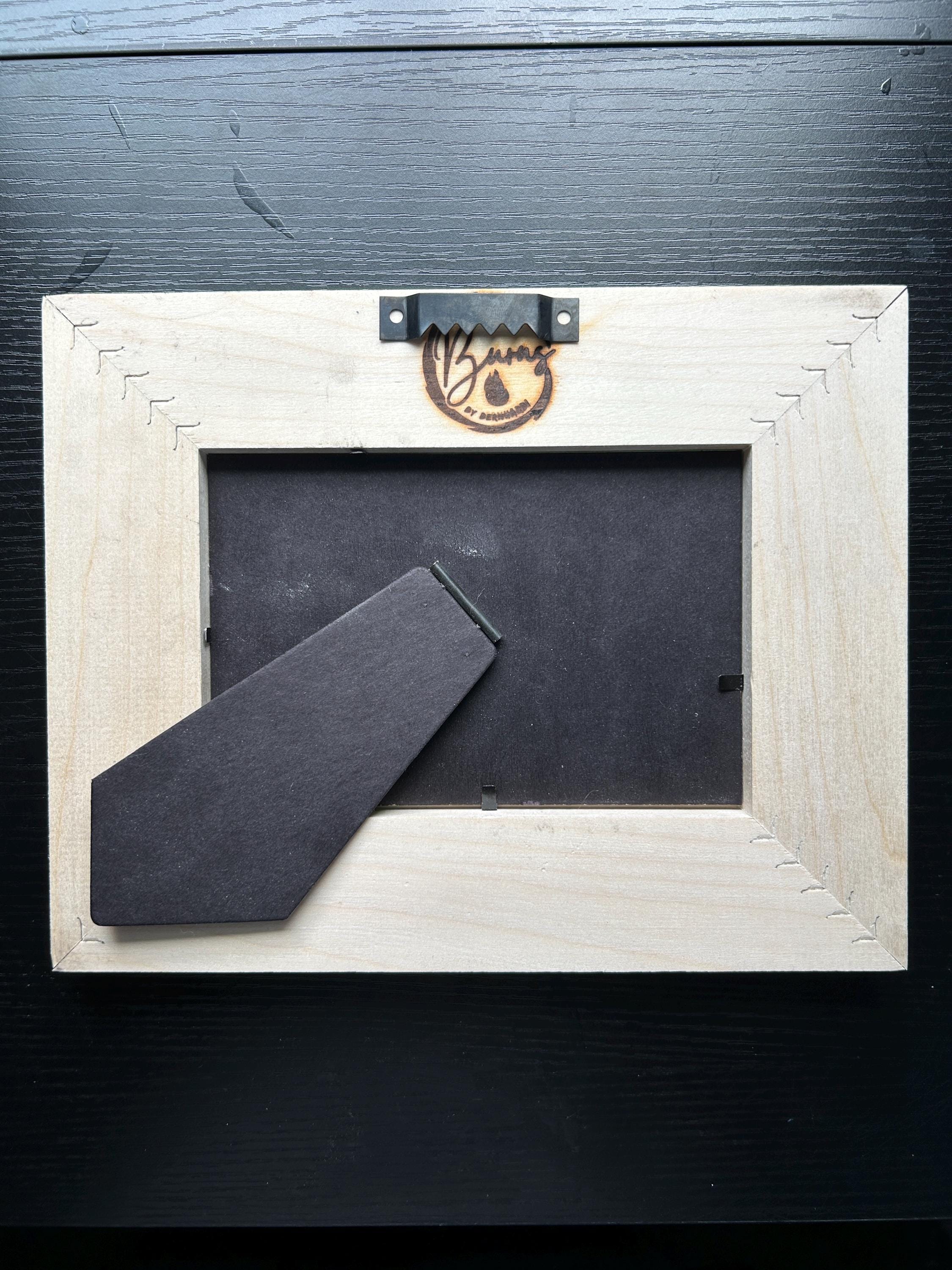 Custom Woodburned Seashell Picture Frame - Etsy