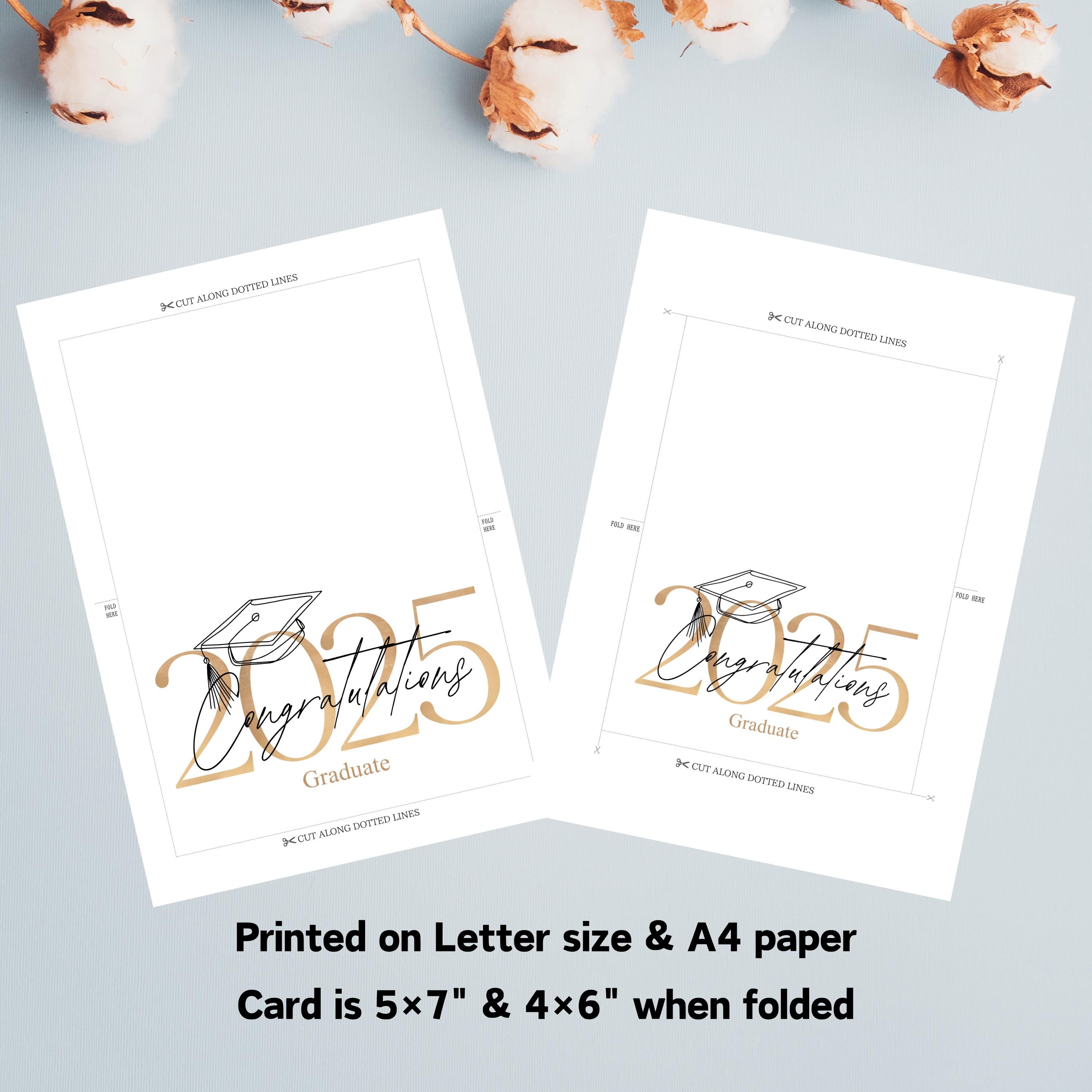 Congratulations Graduate 2025 - Digital Download - Printable Graduation ...