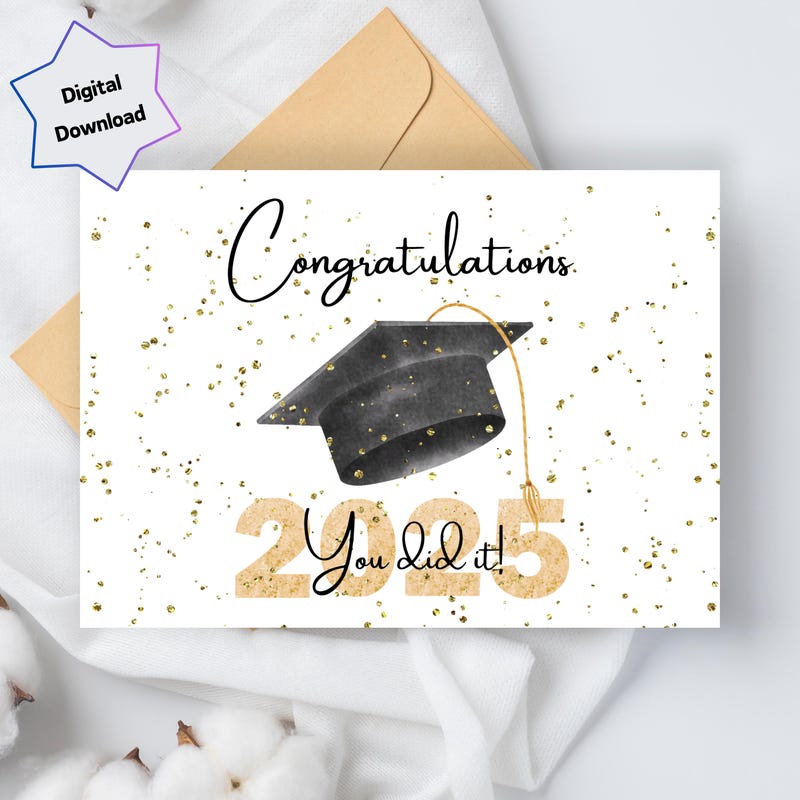 Graduation A4 Print - Etsy