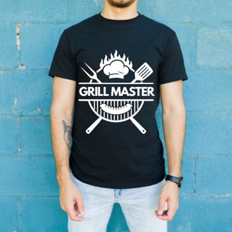 Grill Master SVG: BBQ Clipart, Custom Text (digital Download) - Etsy
