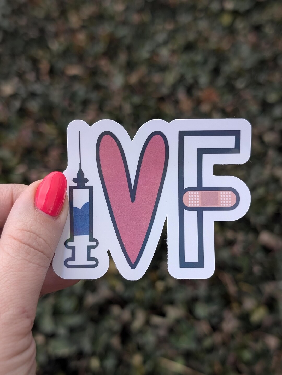 IVF Holographic Sticker | IVF Warrior Gift | Infertility Awareness ...