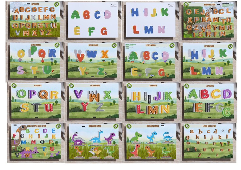 Dinosaur Alphabet Book | Dinosaur Letter Tracing | Toddler Dino ...