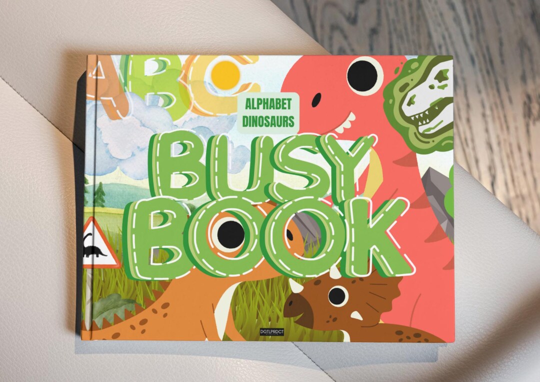 Dinosaur Alphabet Busy Book | Fun Digital Learning for Kids 41 PDF ...