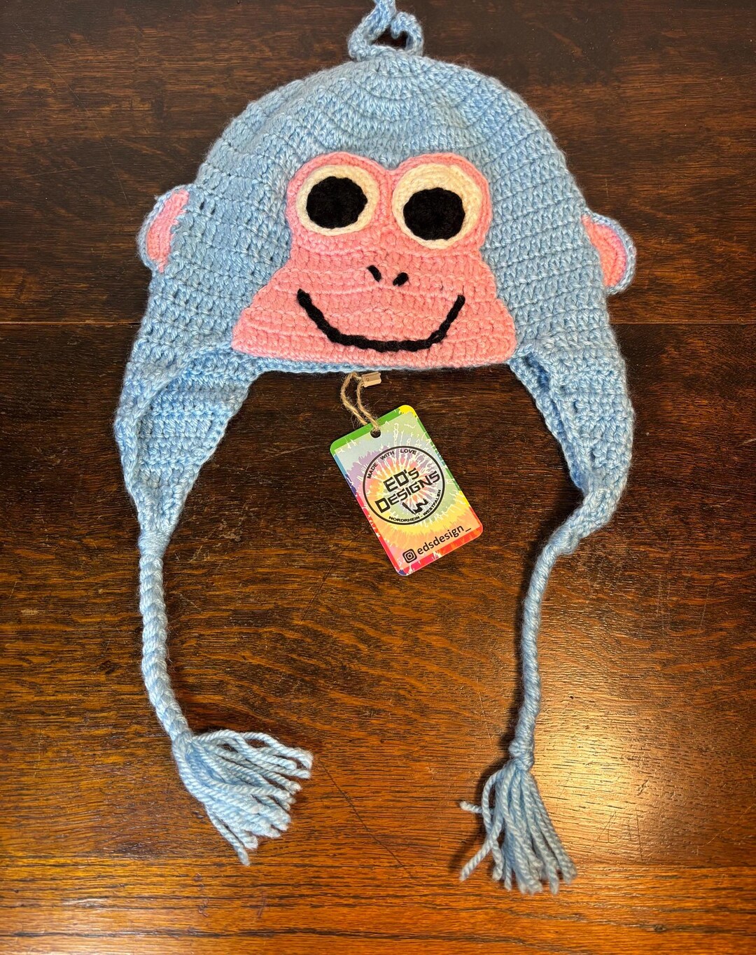 Fans of the Sock Monkey Hand-knitted Happy Sock Monkey Children's Hat ...
