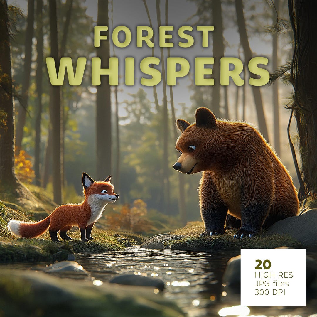 Forest Animals Digital Files - Etsy