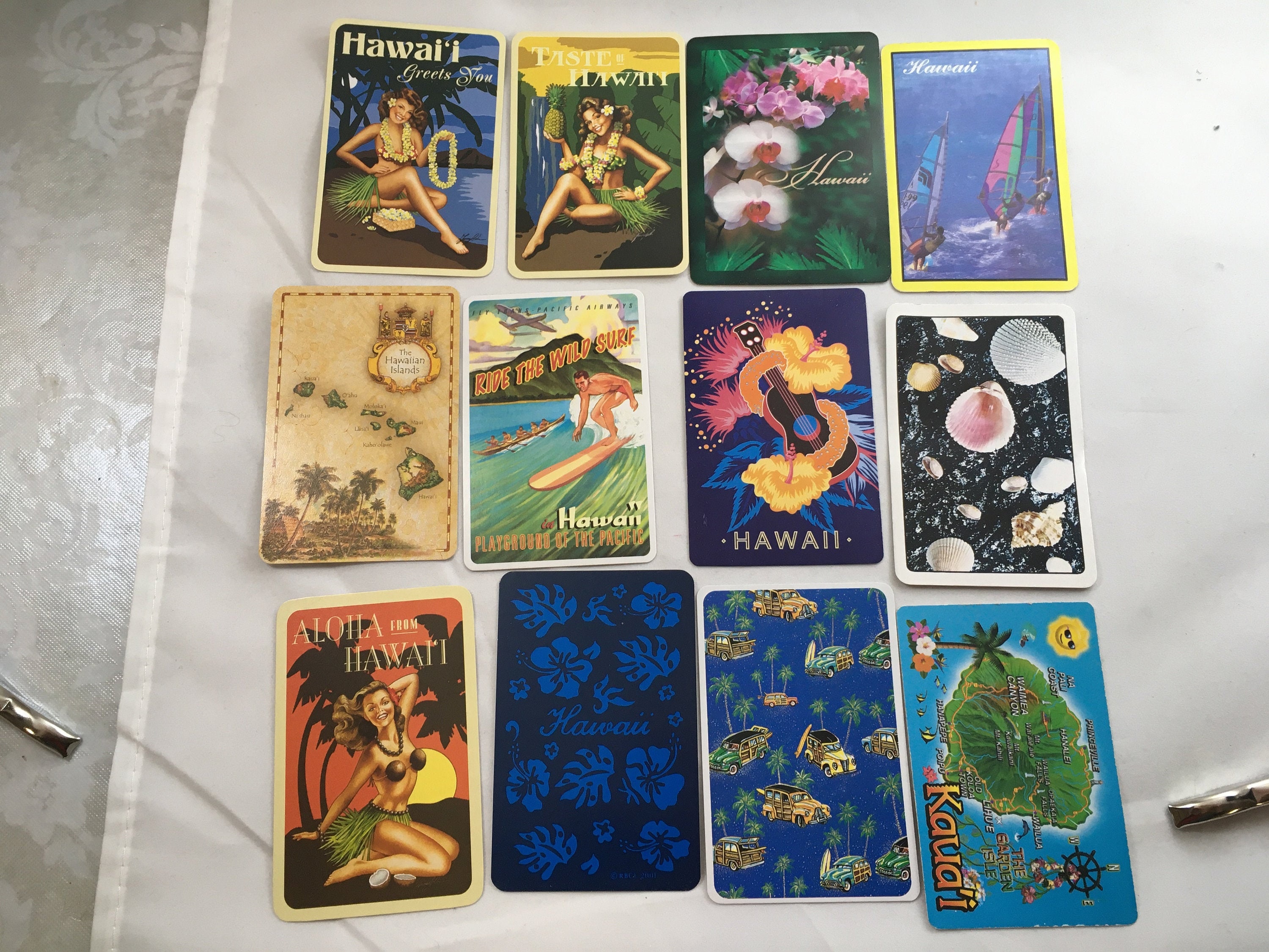 12 Playing Cards Hawaii Playing Cards Hawaii Playing Card | Etsy