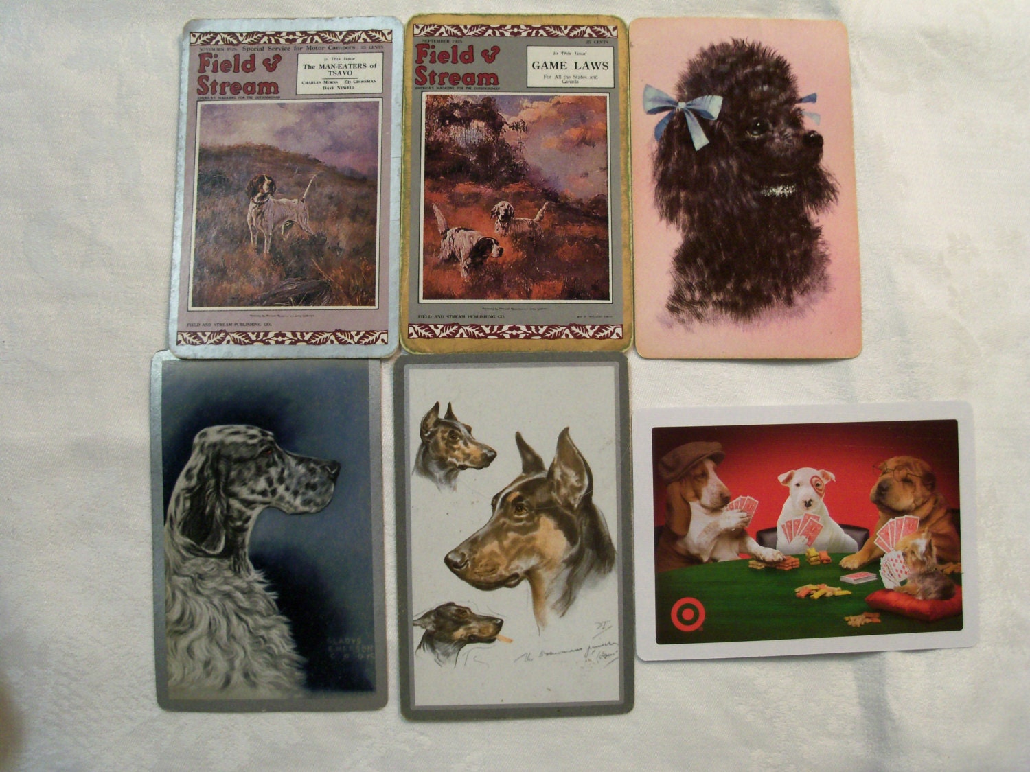 12 Dog Playing Cards Playing Card Swap Playing Cards | Etsy