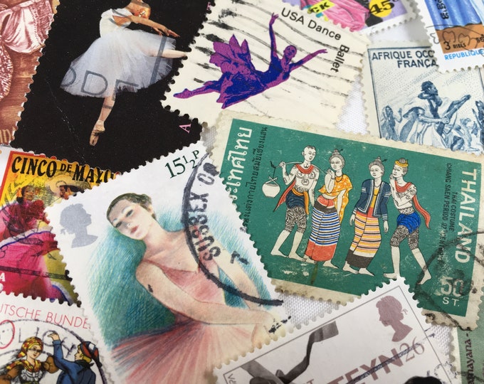 11 Dance Postage Stamps, Ballet Postage Stamps, Folk Dance Postage ...