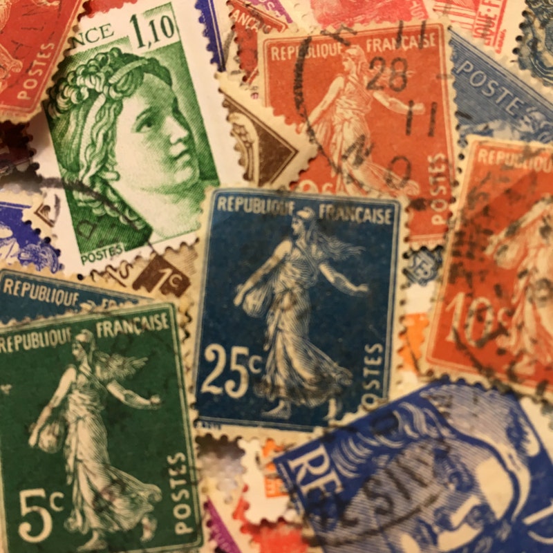 French Stamps - Etsy