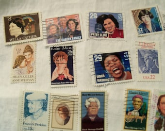 Famous Women Stamps - Etsy