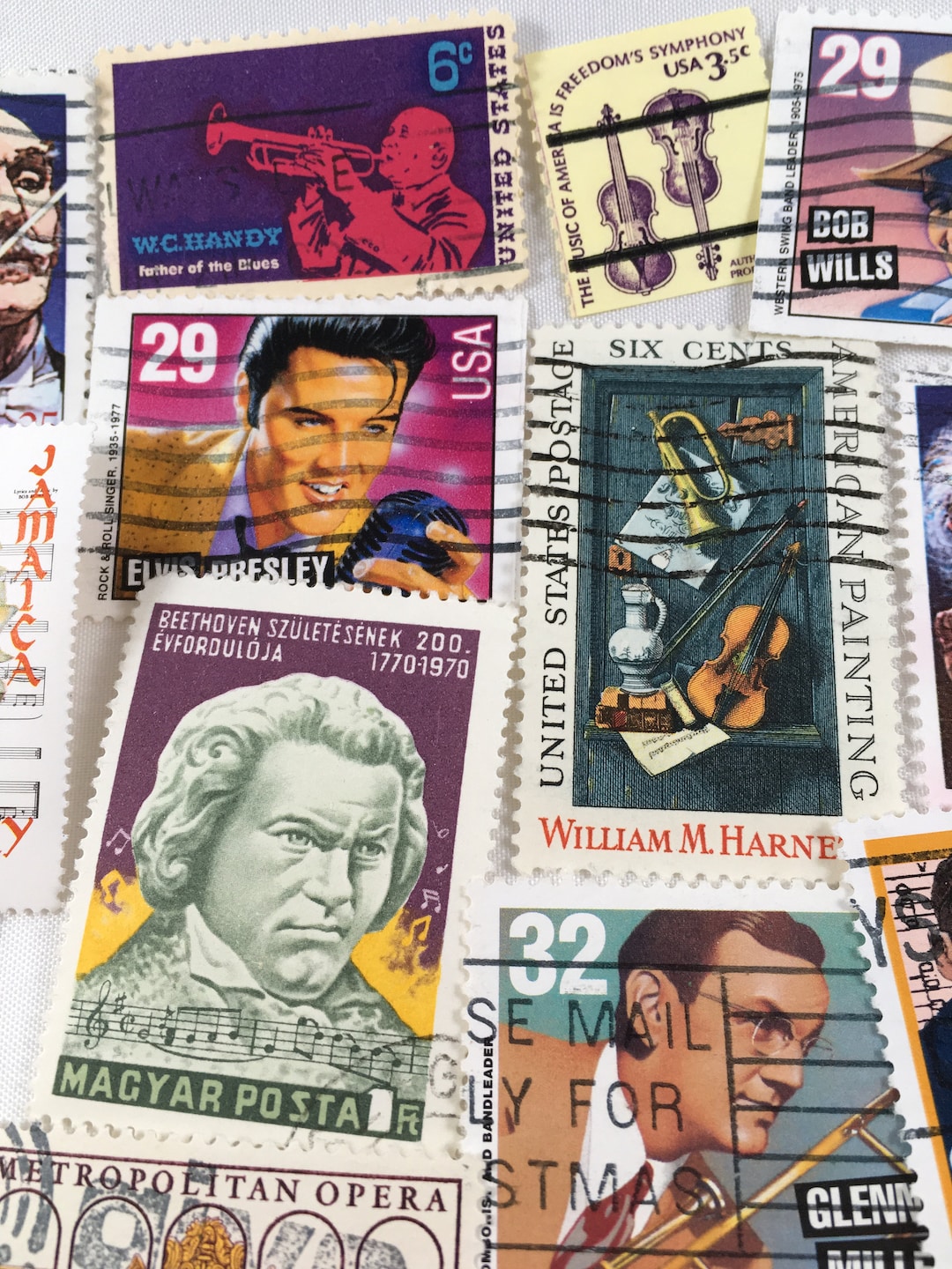 30 Musicians Postage Stamps, Music Postage Stamps, Rock and Roll ...