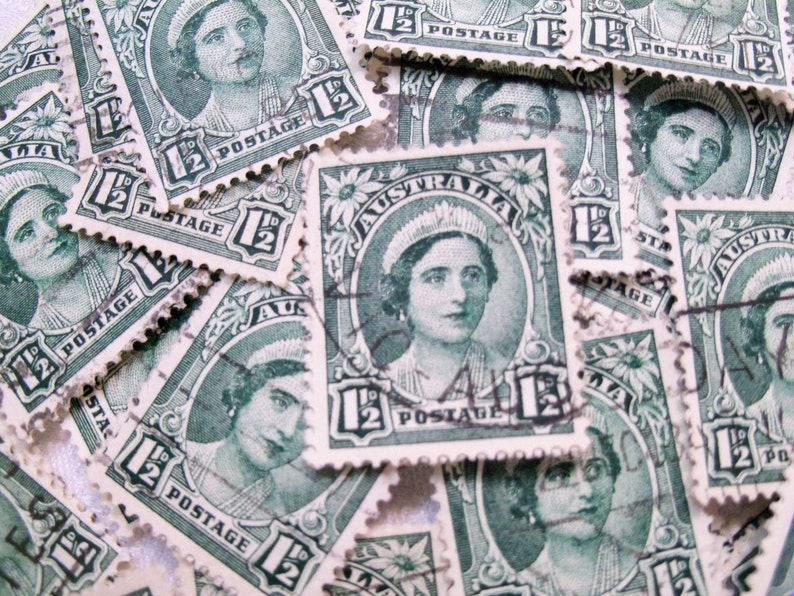 200 Green Stamps Stamp Art Stamp Art Supplies Craft Stamps - Etsy